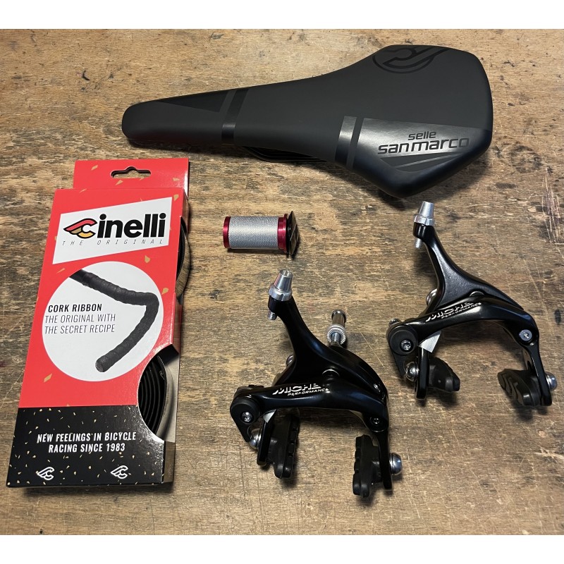 Cinelli Vigorelli Rainbow Size M (Complete Bike, Mounted X-Press Miche ...